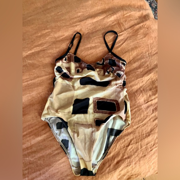 Swim | Wolford Y2k Square One Piece Swimsuit Luxury 200s Swimwear ...